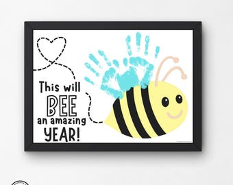 DIY Sun Back to School Handprint Art Craft, Sunshine Bright First Day ...