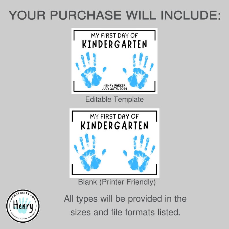 Kinder Back to School Handprint Craft Ideas and Activities for Toddlers ...