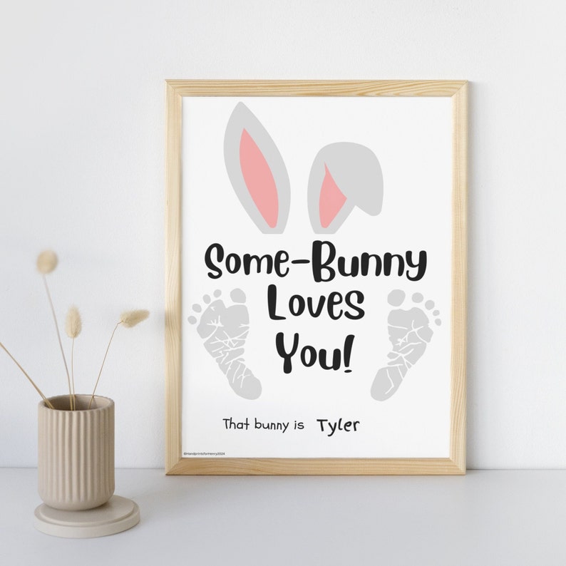 Bunny Tail Handprint Easter Craft, Spring Art Activities for Toddlers ...