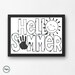 Hello Summer Handprint Art Craft Activities for Toddlers, Kids Sensory ...
