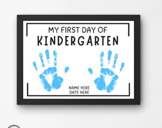 Back to School High Five Handprint Craft for Kids - Fun First Day of ...