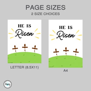 He is Risen Spring Handprint Craft, Easter Art Activities for Toddlers ...