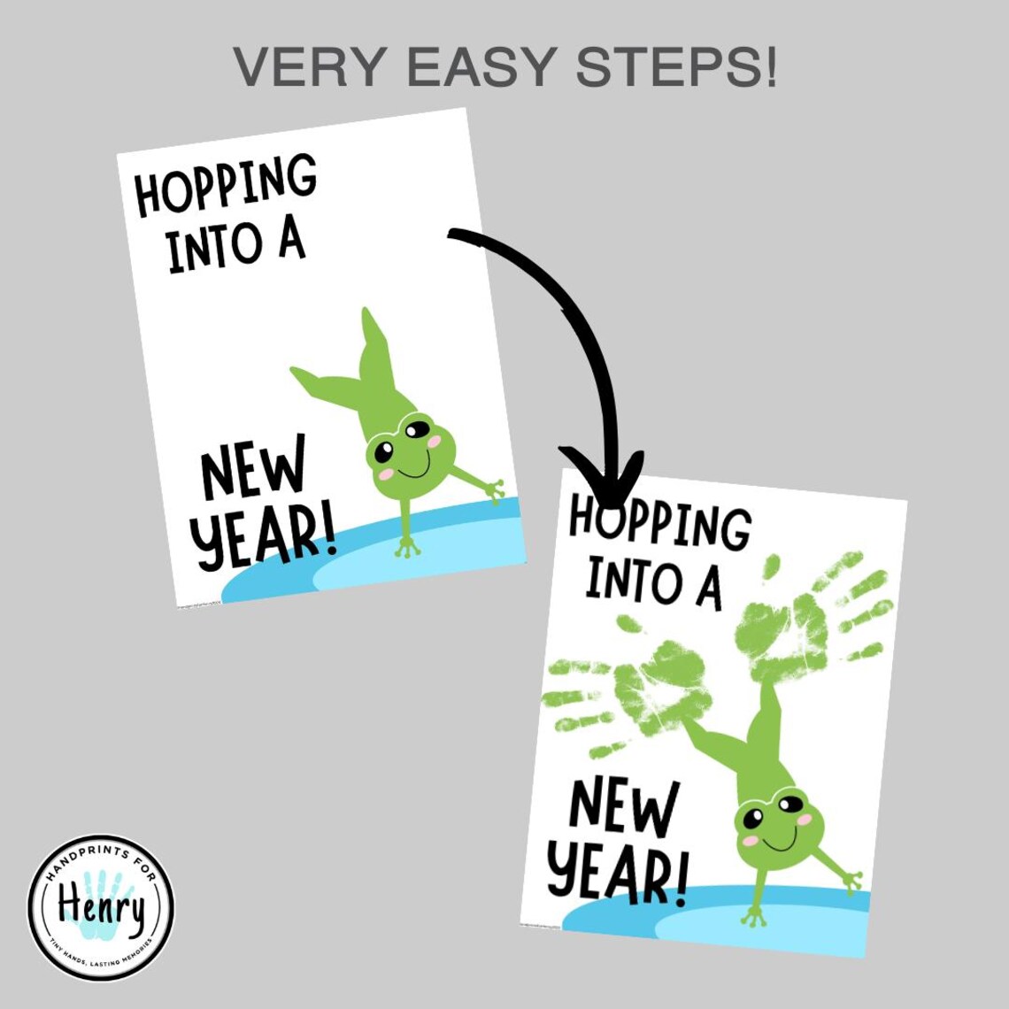 DIY Frog Toad Back to School Handprint Art Craft, Hopping First Day ...