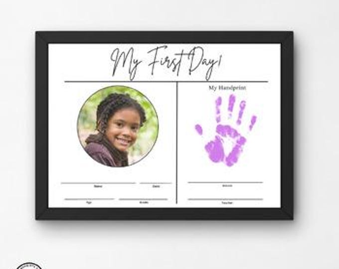 Back to School High Five Handprint Craft for Kids - Fun First Day of ...