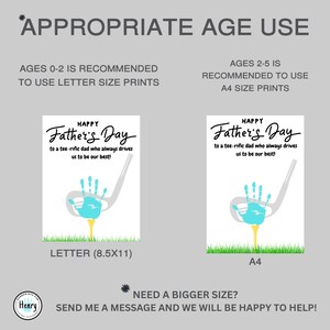 Father's Day Golf Handprint Art Craft Activities for Kids, You Are a ...
