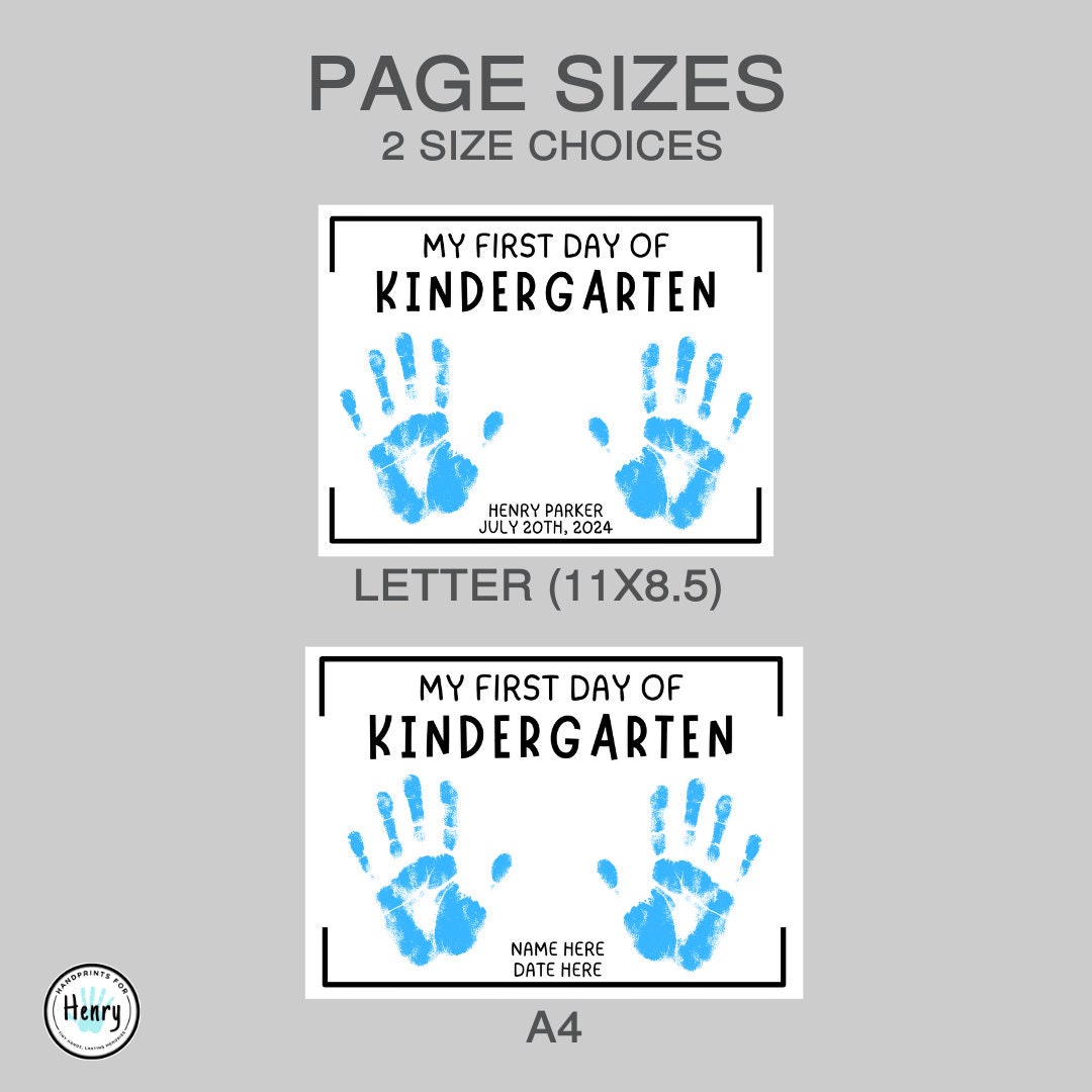 Kinder Back to School Handprint Craft Ideas and Activities for Toddlers ...