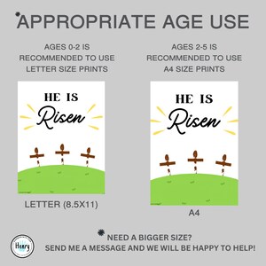 He is Risen Spring Handprint Craft, Easter Art Activities for Toddlers ...