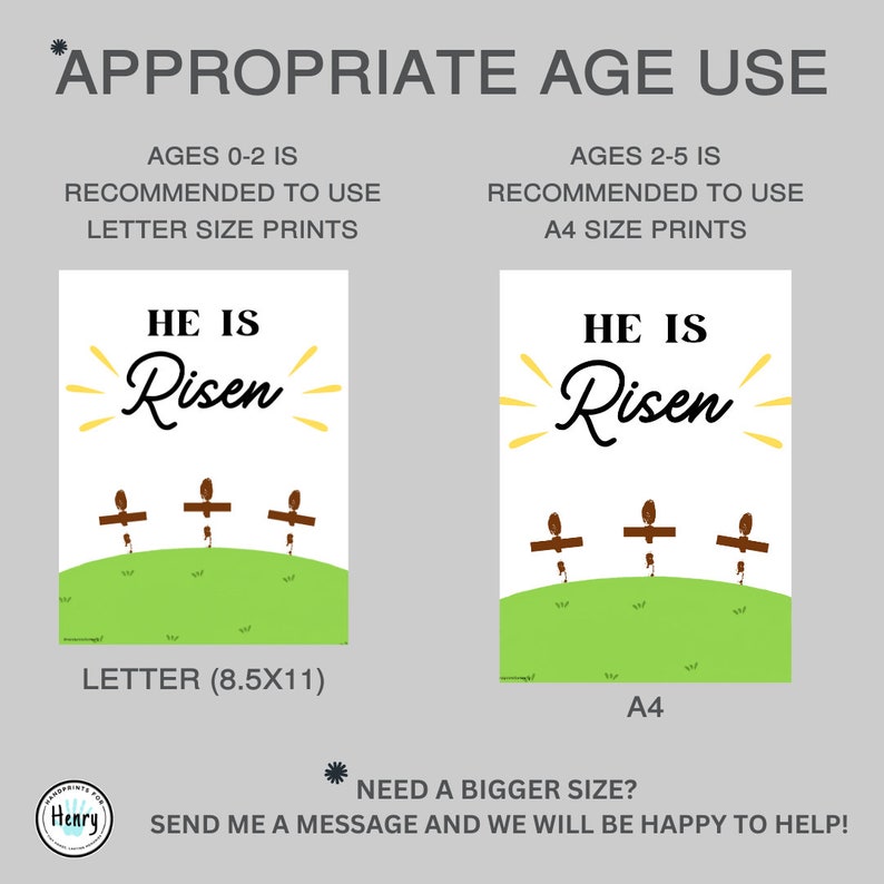 He is Risen Spring Handprint Craft, Easter Art Activities for Toddlers ...