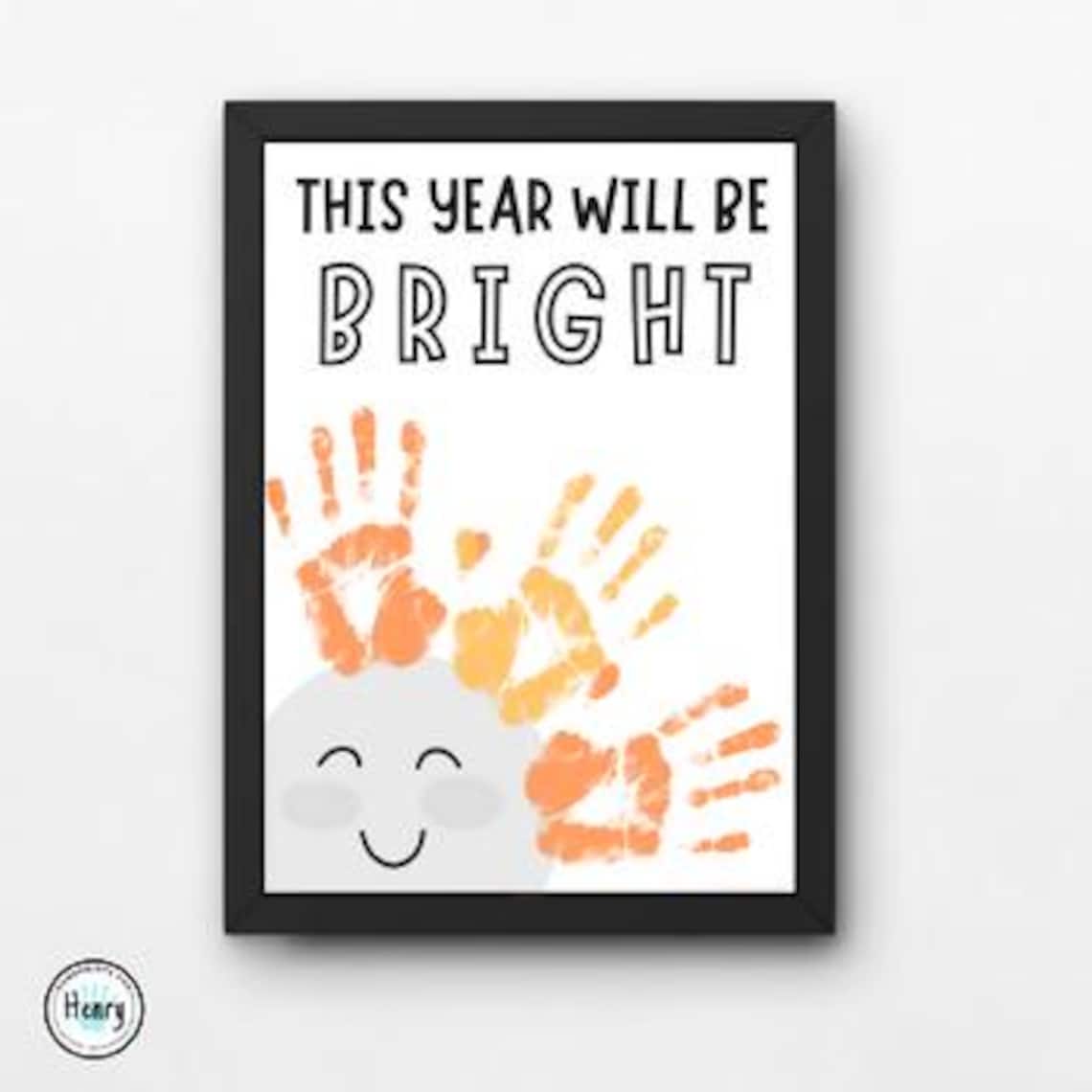DIY Sun Back to School Handprint Art Craft, Sunshine Bright First Day ...