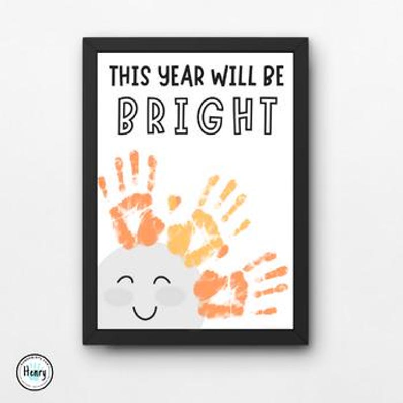 DIY Sun Back to School Handprint Art Craft, Sunshine Bright First Day ...