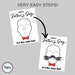 Father's Day Mustache Handprint Art Craft Activities for Kids, You're a ...