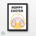 Hoppy Easter Footprint Bunny Craft, Happy Spring Art Activities for ...