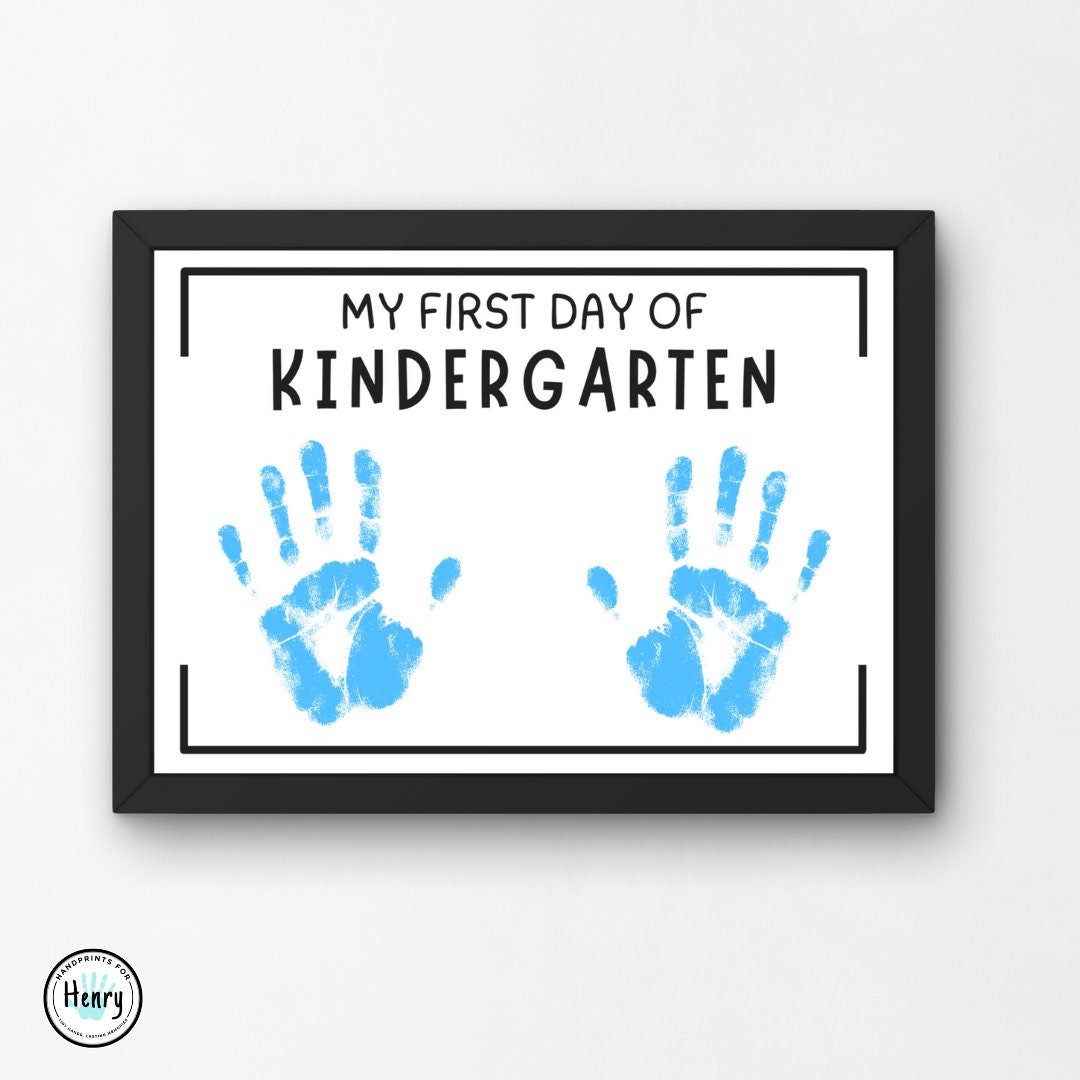 Kinder Back to School Handprint Craft Ideas and Activities for Toddlers ...