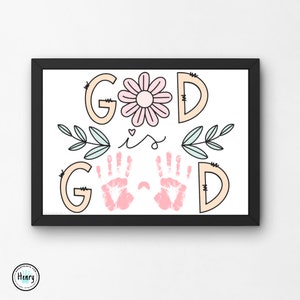 God is Good Handprint Bible School Craft Activity for Toddlers, Sunday ...