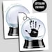 Christmas Snow Globe Handprint Kids Art Crafts, Gift for Parents From ...