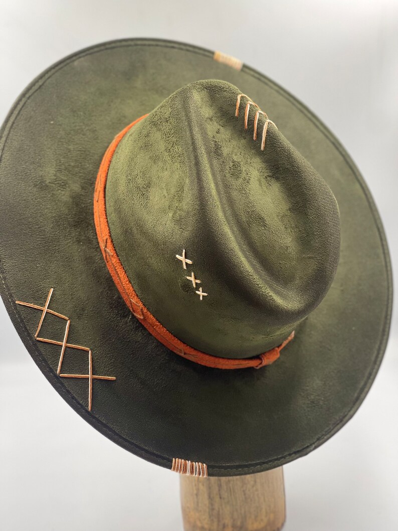 Boho, Elegant Custom Green Hat Weiike - Etsy