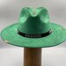 Boho Hat, Fedora Hat, Ecco Suede Esmeralda - Etsy