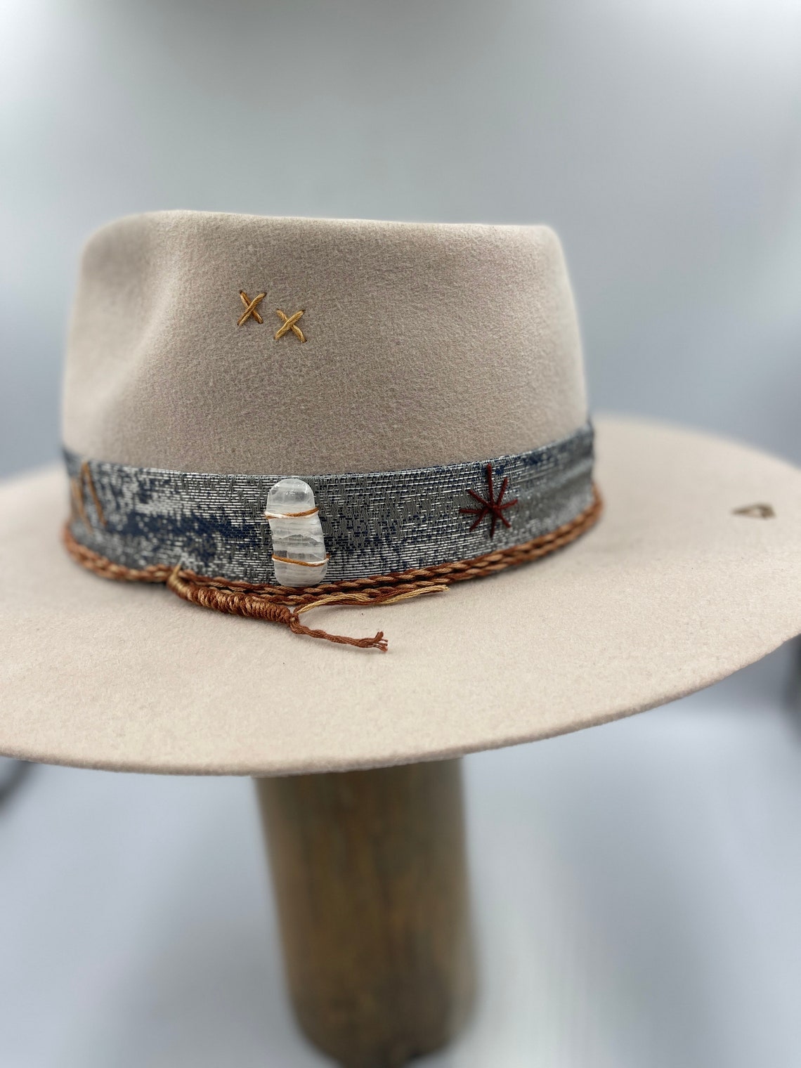 Boho Premium Busky, Fedora, Festival, Custom Boho Hat. - Etsy