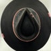Boho Hat, Fedora Hat, Ecco Suede, Desert Hat, Black and Salmón. - Etsy