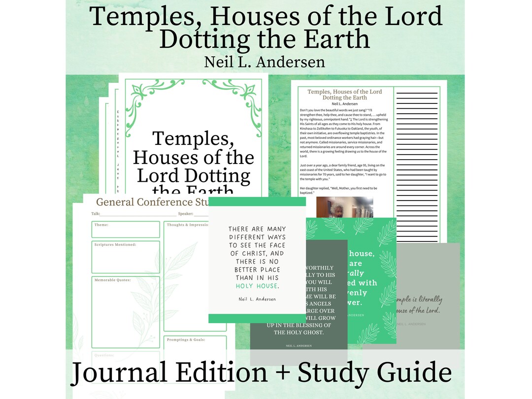 Temples, Houses of the Lord Dotting the Earth - Neil L. Anderson ...