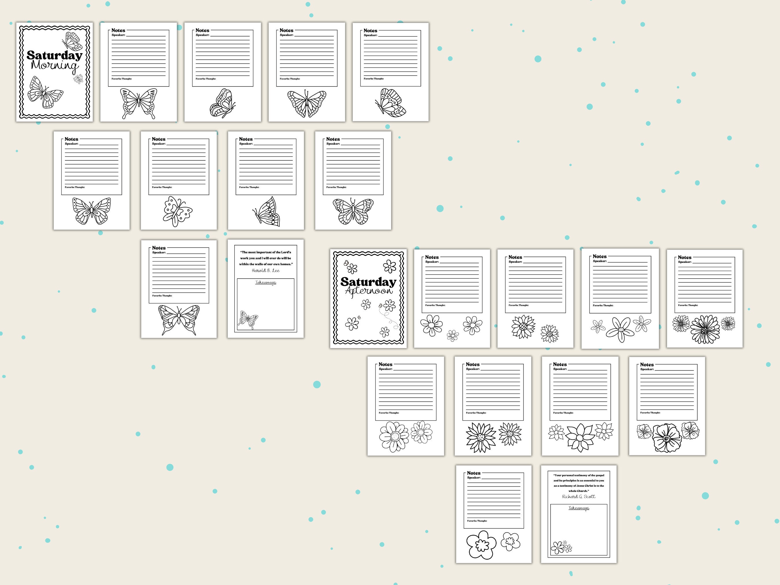 April 2024 General Conference Journal, General Conference Notebook for ...
