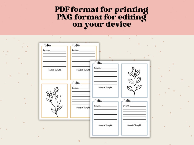 April 2024 General Conference Journal, General Conference Notebook for ...