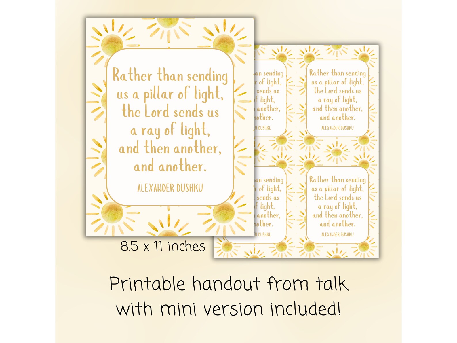 Pillars and Rays - Alexander Dushku, Lesson Outline, Study Guide ...