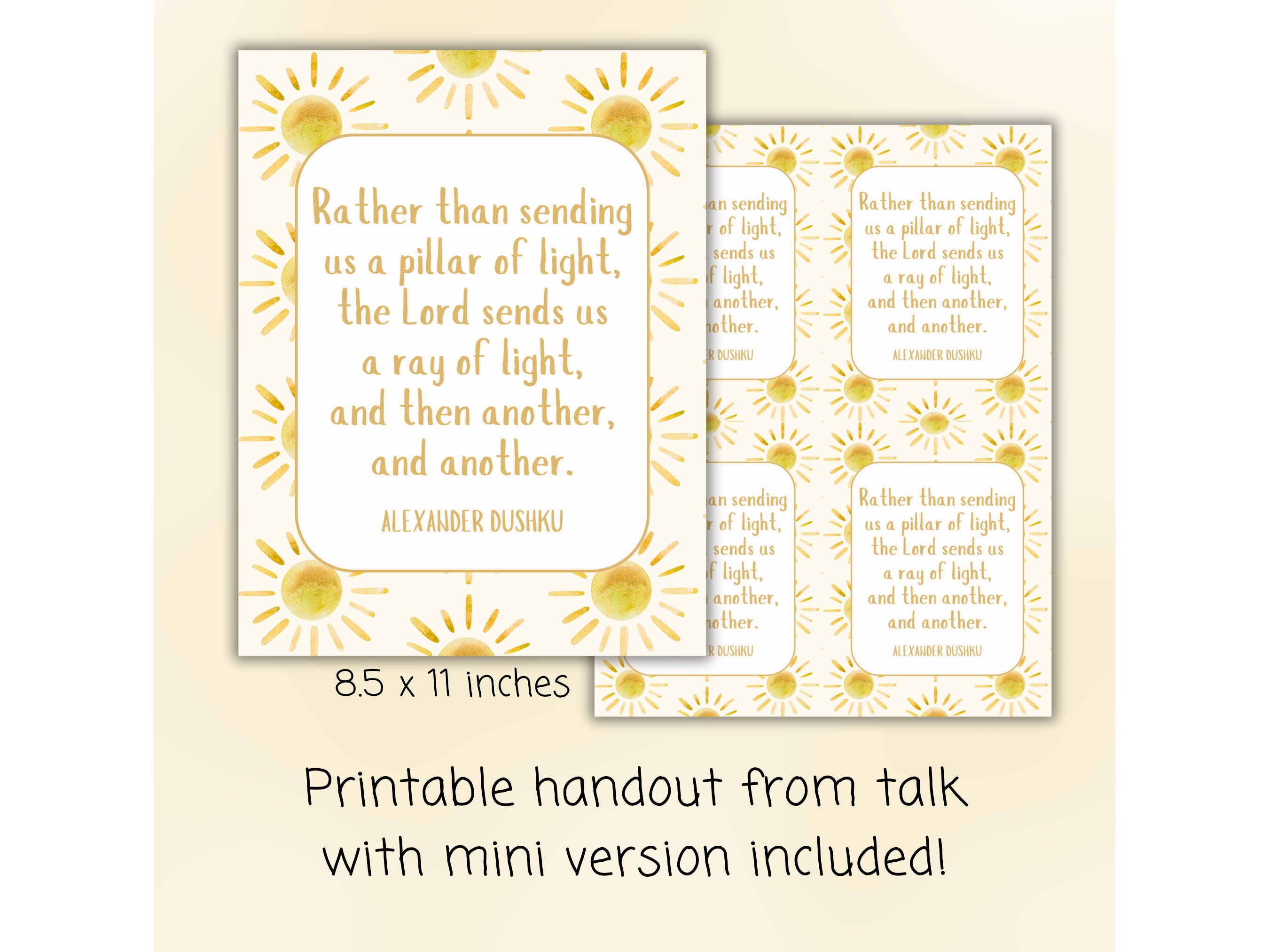 Pillars and Rays - Alexander Dushku, Lesson Outline, Study Guide ...