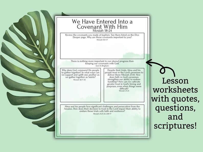 We Have Entered Into a Covenant With Him, Come Follow Me, May 26 ...