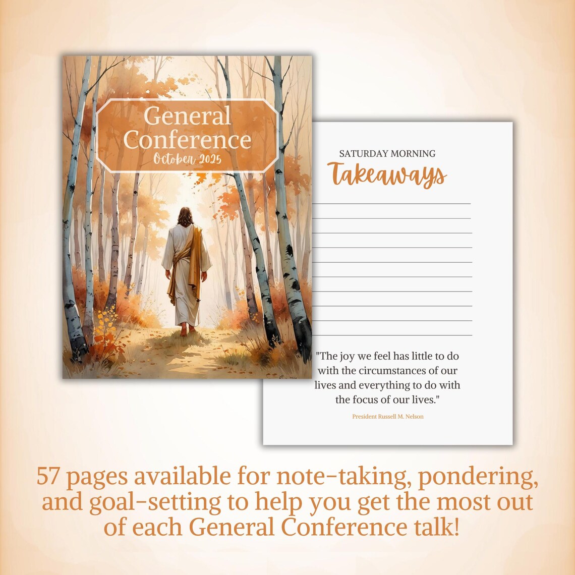 October 2025 General Conference Journal, General Conference Notebook ...