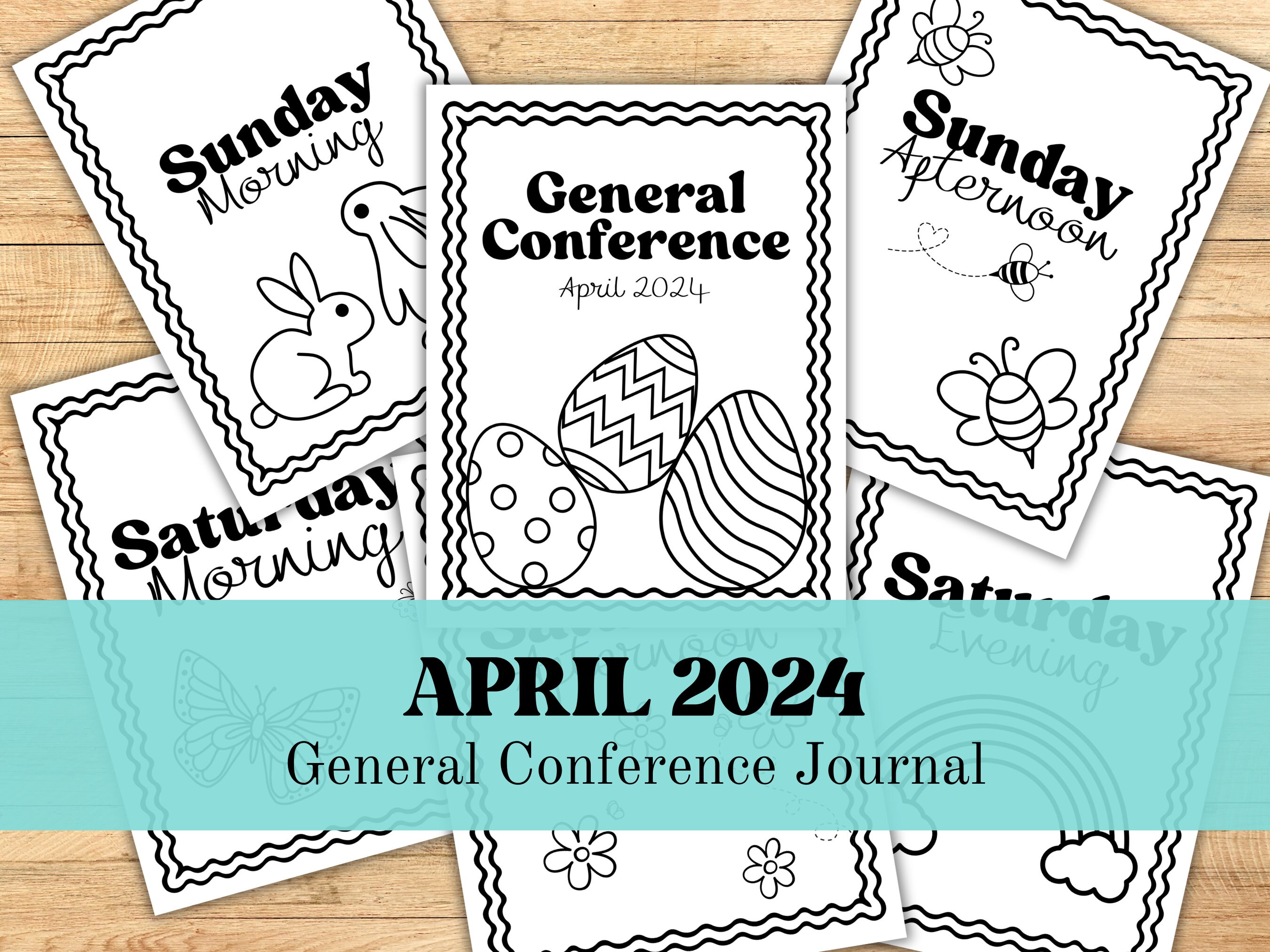 April 2024 General Conference Journal, General Conference Notebook for ...