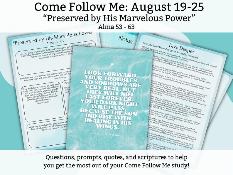 Preserved by His Marvelous Power, Come Follow Me, August 25, Lesson ...