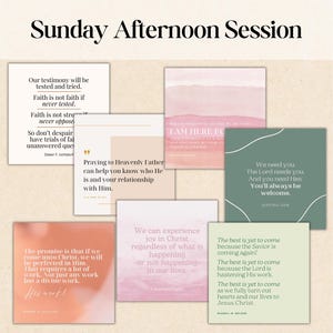 October 2024 General Conference Quotes, 34 Quotes, Handout, Ministering ...