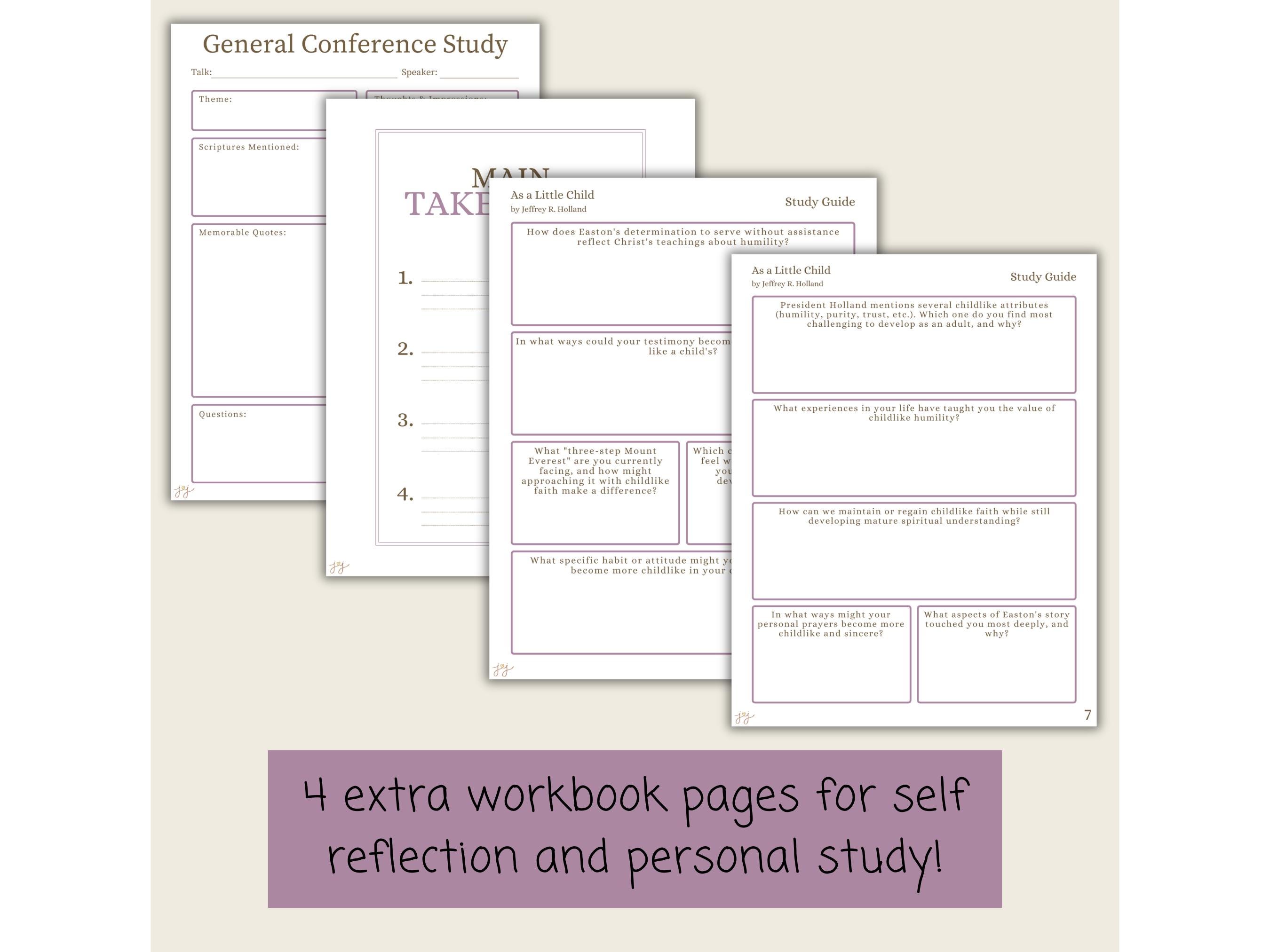 As a Little Child - Jeffrey R. Holland, Lesson Outline, Study Guide ...