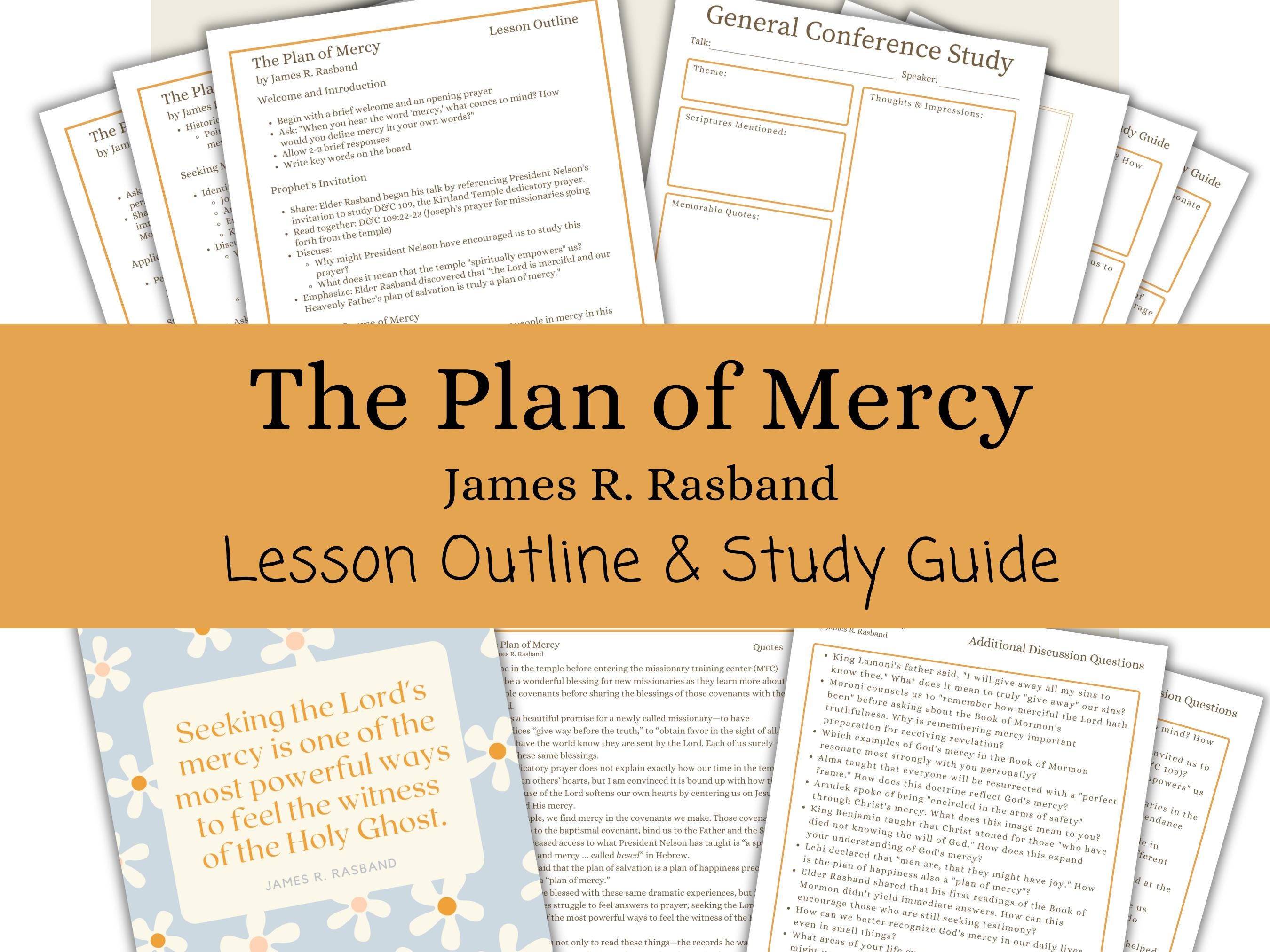 The Plan of Mercy - James R. Rasband, Lesson Outline, Study Guide ...