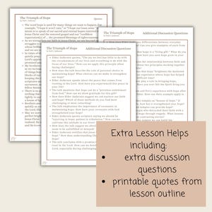 The Triumph of Hope - Neil L. Andersen, Lesson Outline, Study Guide ...