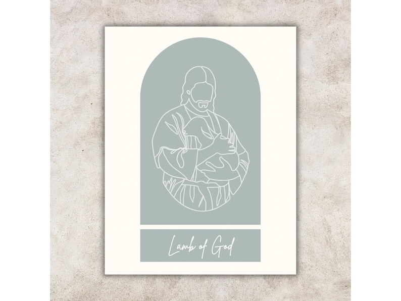 Jesus Christ Line Art, Jesus Minimalist, Christian Wall Art Printable ...