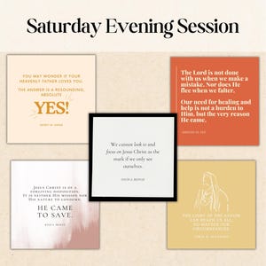 October 2024 General Conference Quotes, 34 Quotes, Handout, Ministering ...