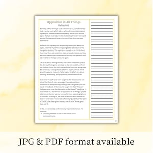 Opposition in All Things - Mathias Held, Journal Edition Packet ...