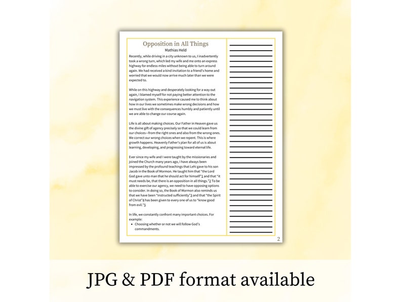 Opposition in All Things Mathias Held, Journal Edition Packet, General ...