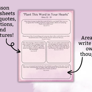 Plant This Word in Your Hearts, Come Follow Me, July 28, Lesson ...