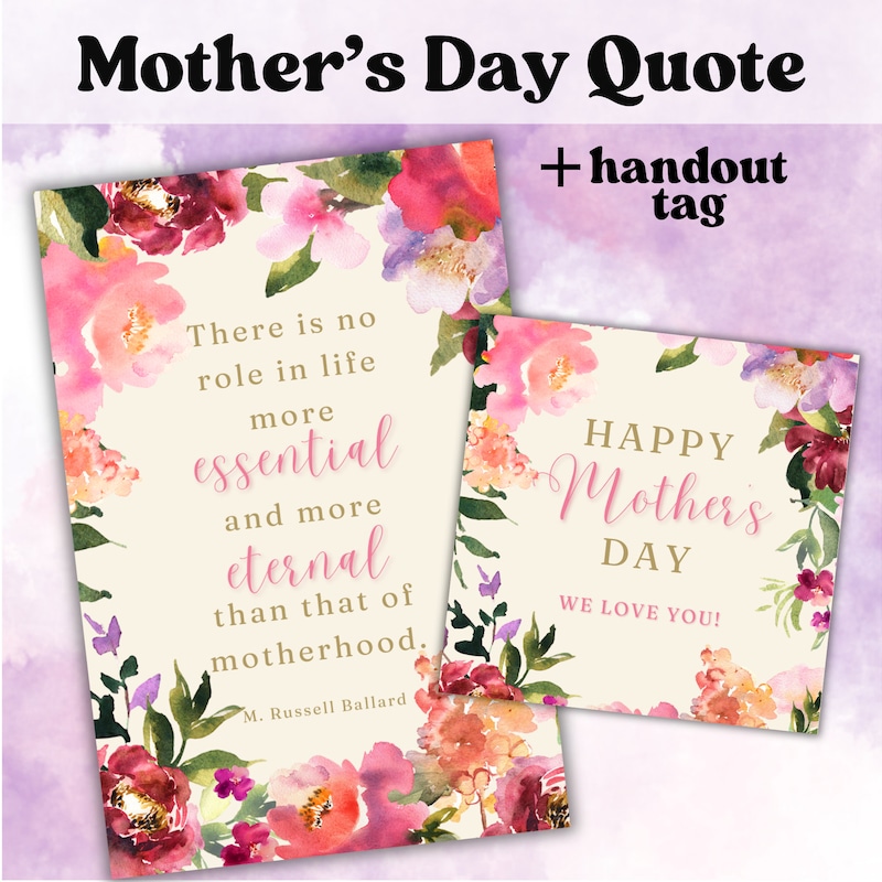 Mothers Day Quote - Etsy