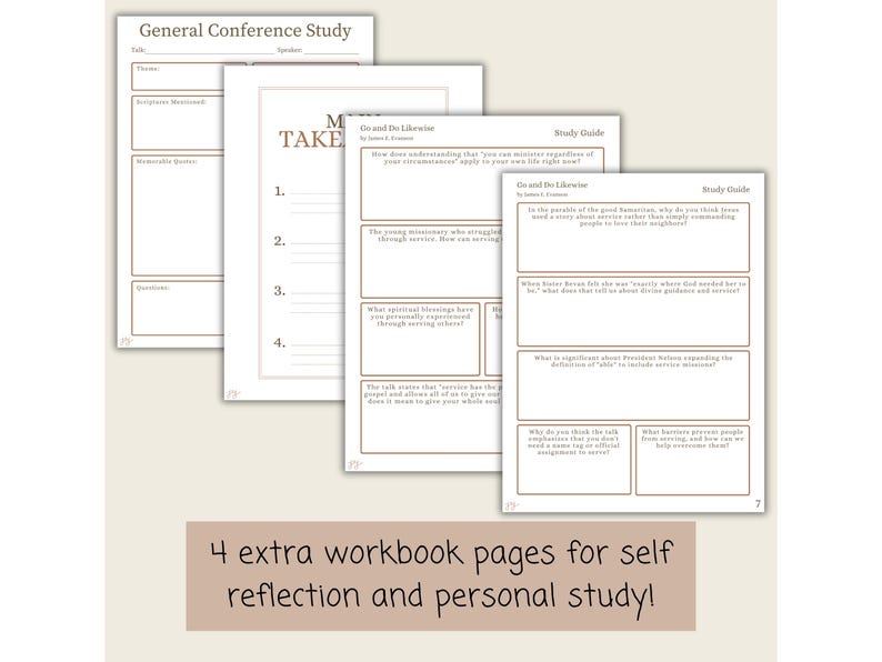 Go and Do Likewise - James E. Evanson, Lesson Outline, Study Guide ...