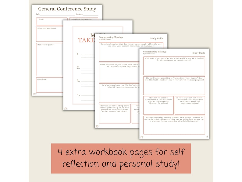 Compensating Blessings - Gérald Caussé, Lesson Outline, Study Guide ...