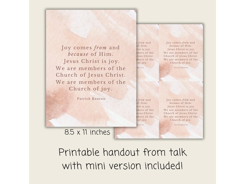 Welcome to the Church of Joy - Patrick Kearon, Lesson Outline, Study ...