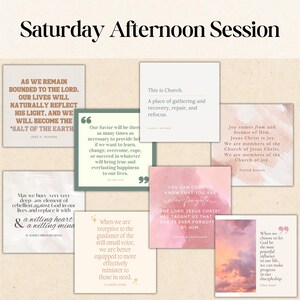 October 2024 General Conference Quotes, 34 Quotes, Handout, Ministering ...