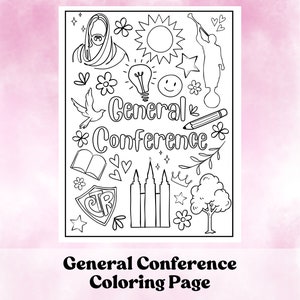 General Conference Coloring Page, LDS Conference Coloring, April 2024 ...