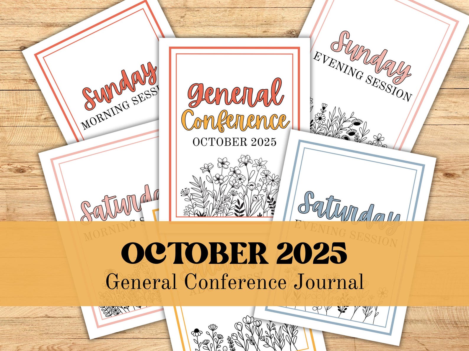 October 2025 General Conference Journal, General Conference Notebook ...