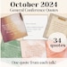 October 2024 General Conference Quotes, 34 Quotes, Handout, Ministering ...