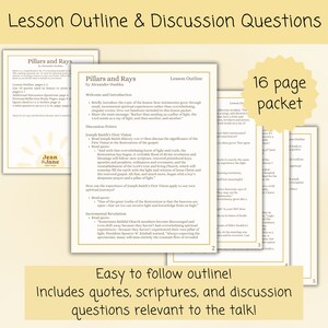 Pillars and Rays - Alexander Dushku, Lesson Outline, Study Guide ...